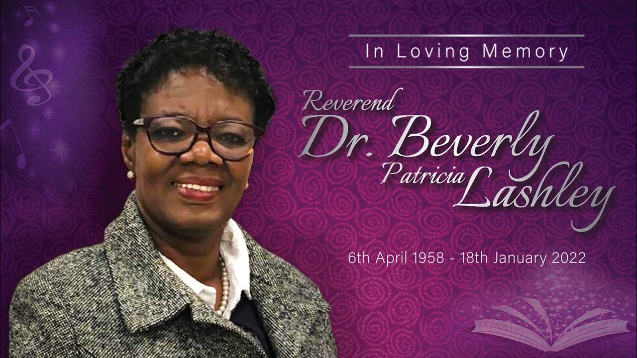 Celebrating The Life of Rev. Dr. Beverly Patricia Lashley nee King ...