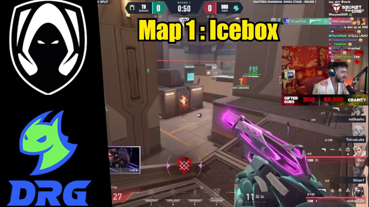 Tarik reacts to TH vs DRG | Map 1 | Champions Tour 2024: Masters ...