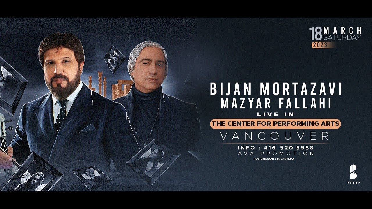 Bijan Mortazavi and Mazyar Fallahi live in concert, Vancouver Canada ...