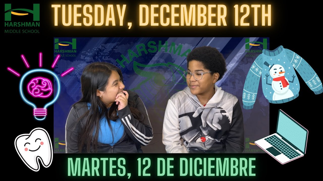 Daily Announcements: Tuesday, December 12, 2023 - YouTube