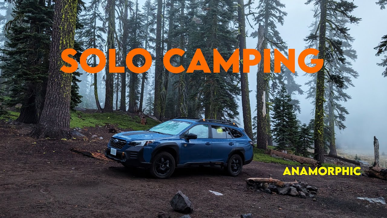 Solo camping - Cinematic - Blazar Remus ( Sony ZV-E1) - Subaru Outback ...