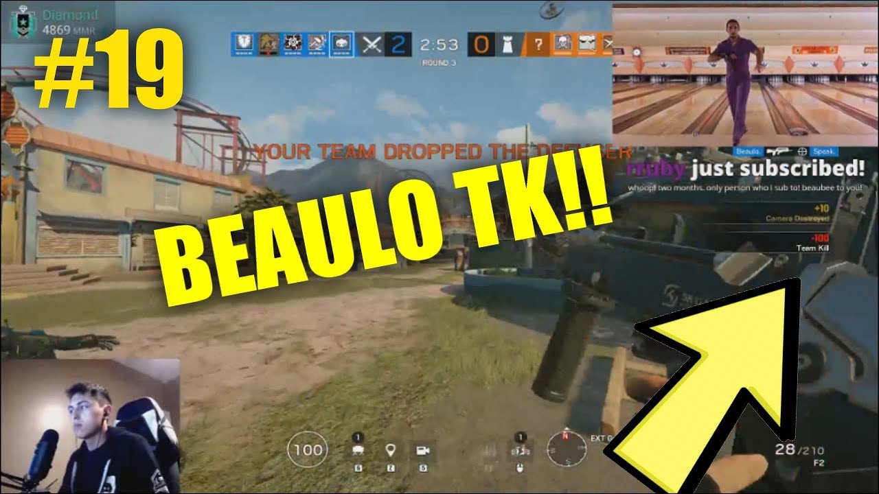 BEAULO HILARIOUS TEAMKILL!! | INSANE PRO ACE | Rainbow Six: Siege ...