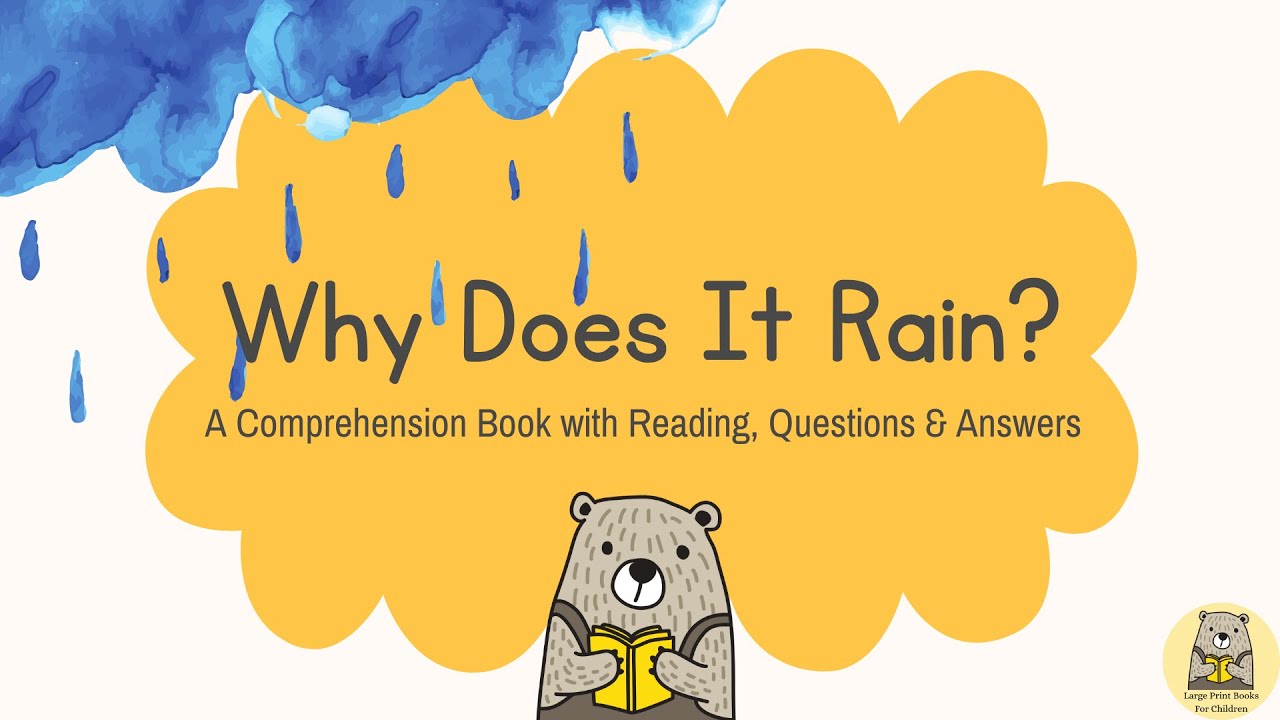 Why Does It Rain? (Reading, Questions & Answers) - Large Print Books ...