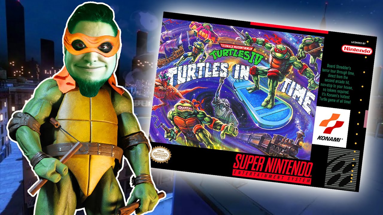 TMNT IV Turtles In Time | PIZZA TIME! SNES - YouTube