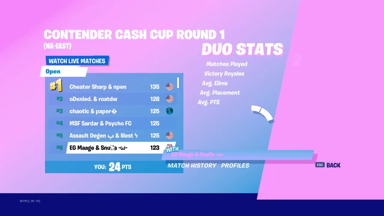 Contender cash cup - YouTube