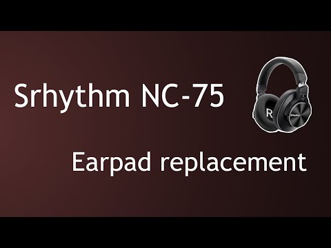 Srhythm NC-75 Earpad replacement