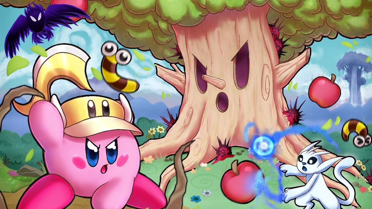 Kirby Star Allies Playthrough Part 3: Whispy Woods Boss Fight - YouTube