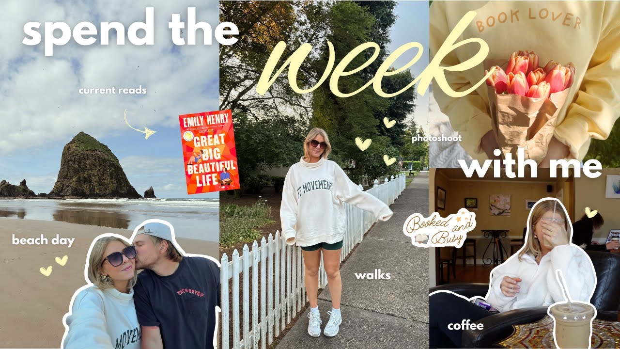 spend the week with me (we're so back besties)🐚🌷catching up, booked and ...