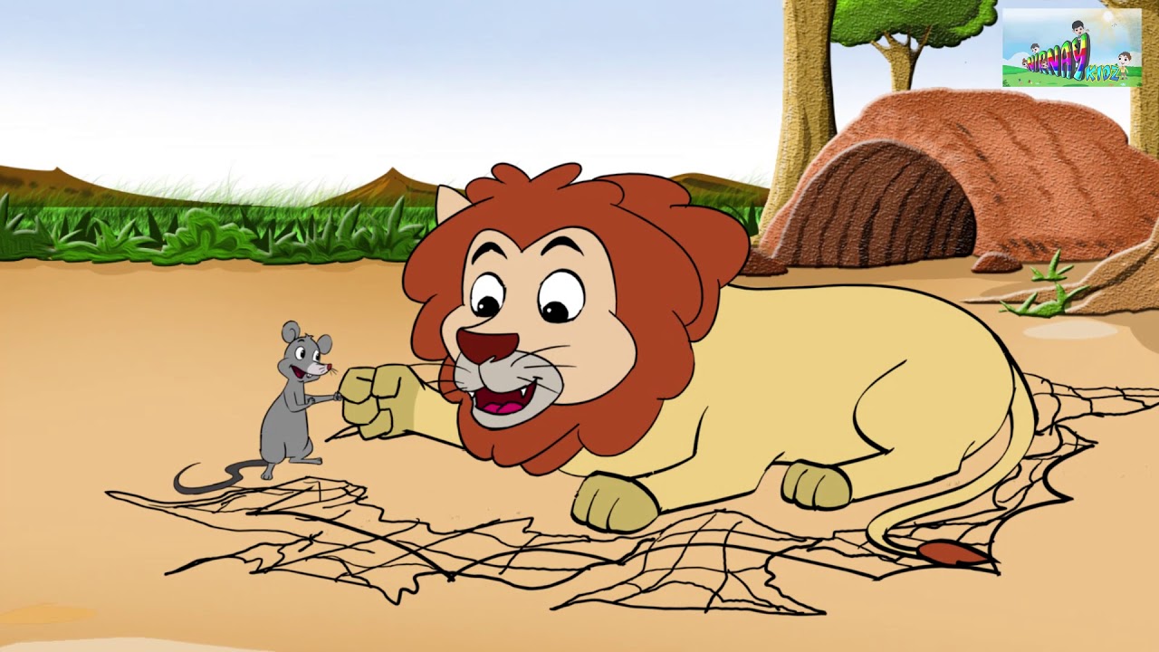 Moral stories for kids|| The Rat and Lion 2019 version - YouTube