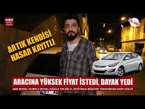 ARACINI İNTERNETTE YÜKSEK FİYATA KOYAN ADAMA MÜŞTERİ SALDIRDI!