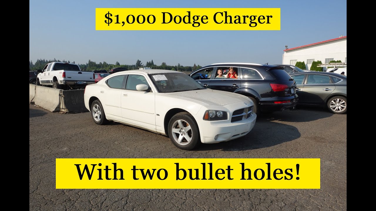 $1,000 for a Dodge Charger with bullet holes! - YouTube
