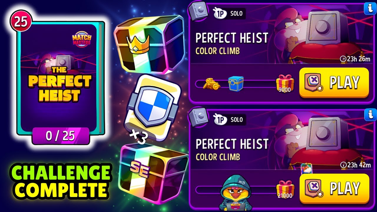 SOLO ALBUM COMPLETED/ x2 Solo Perfect Heist/ MIXY Color Climb + Bombs ...