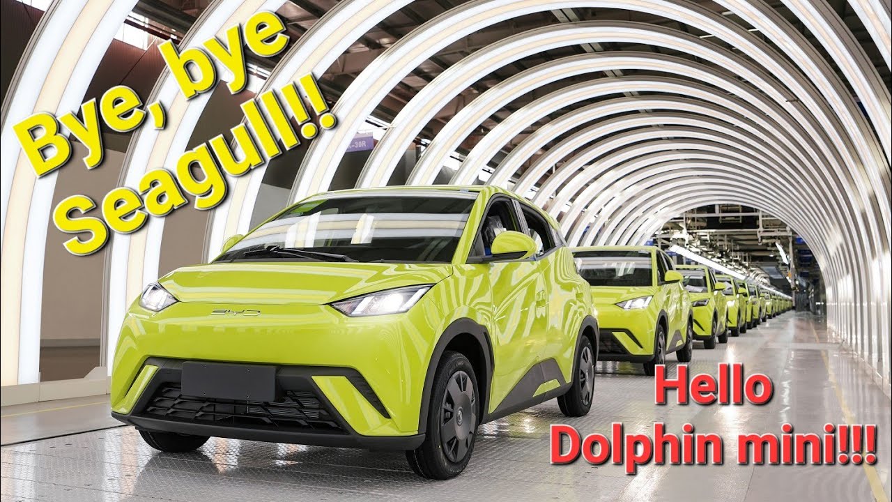 Bye, bye, BYD Seagull!!! Hello BYD Dolphin mini!!! - YouTube