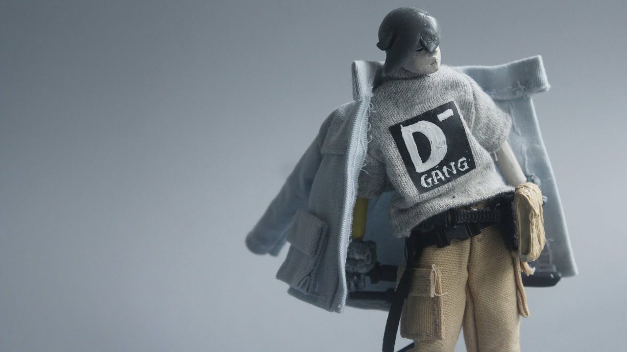 diy ThreeA Toys action figure (大杠兵人) 第一个自d的6寸兵人 - YouTube