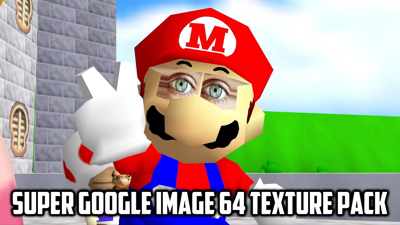 ⭐ Super Mario 64 PC Port - Super Google Image 64 Texture Pack - YouTube