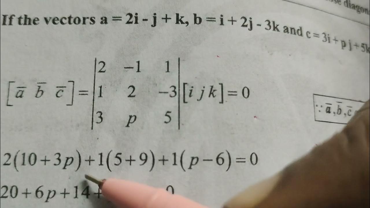 Solve vectors problem - YouTube