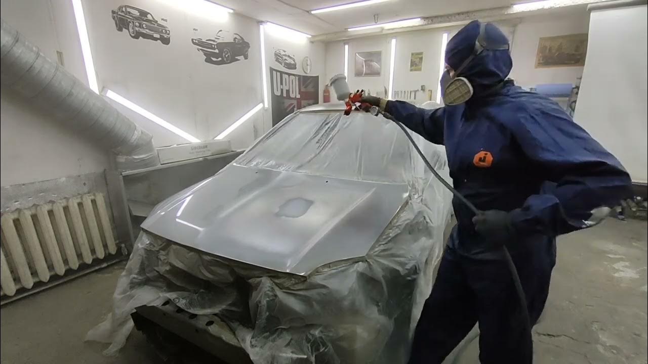 Покраска мокрый по мокрому через эпоксидный грунт mipa epx - YouTube