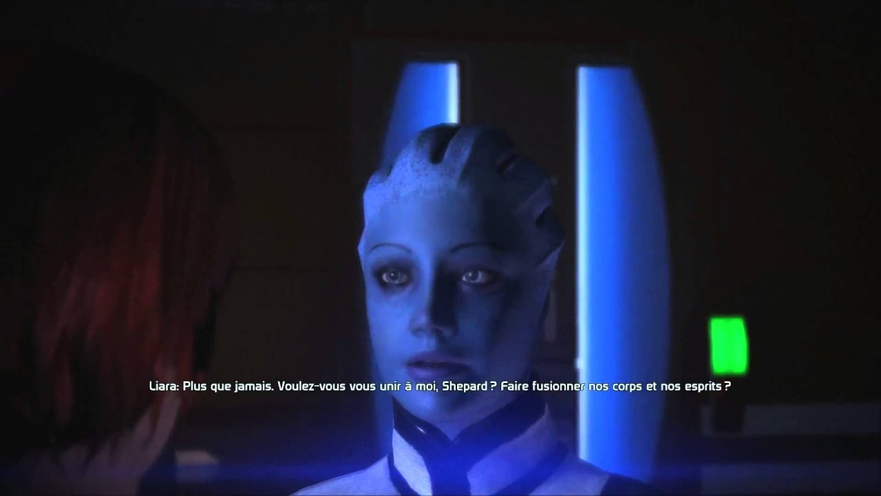 Mass Effect Romance Avec Liara Jane Shepard Youtube
