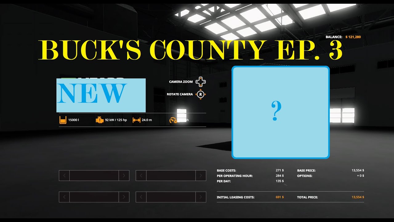 Day 3 Buck's County - NEW EQPUIPMENT - FS19 Timelapse - YouTube
