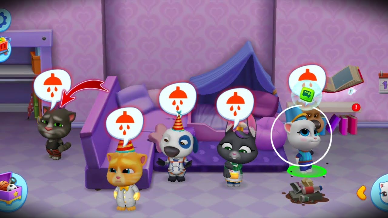 My Talking tom friends Vs Tom friends || New Episode 191 Past 1 (ios ...