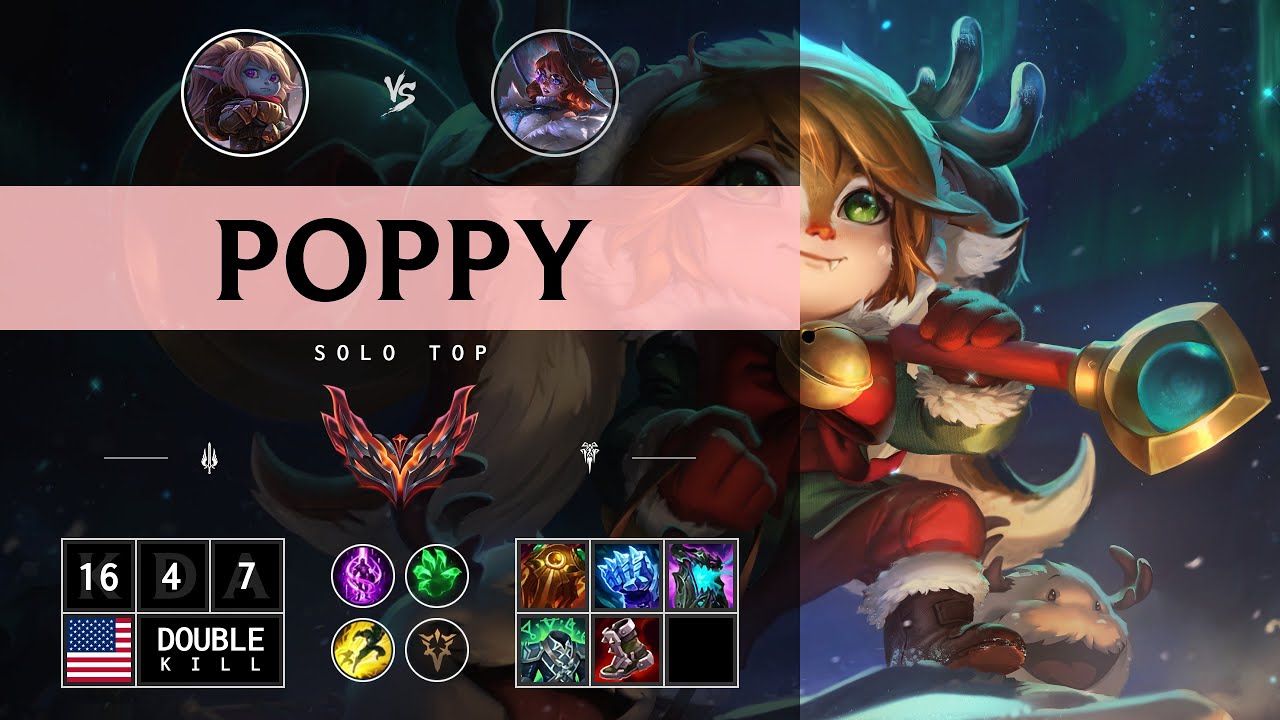 Poppy Top vs Aurora - NA Grandmaster Patch 14.14 - YouTube