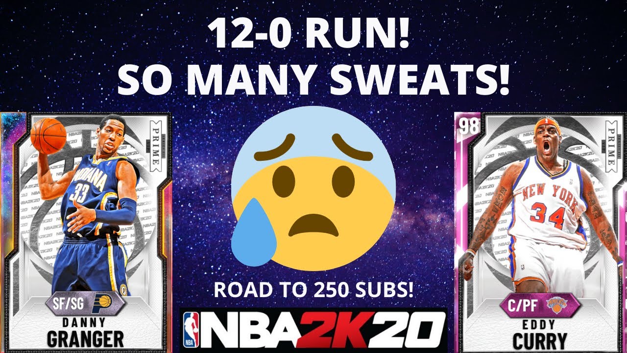 NBA 2K20 MYTEAM 12-0 RUN SO MANY SWEATS!! - YouTube