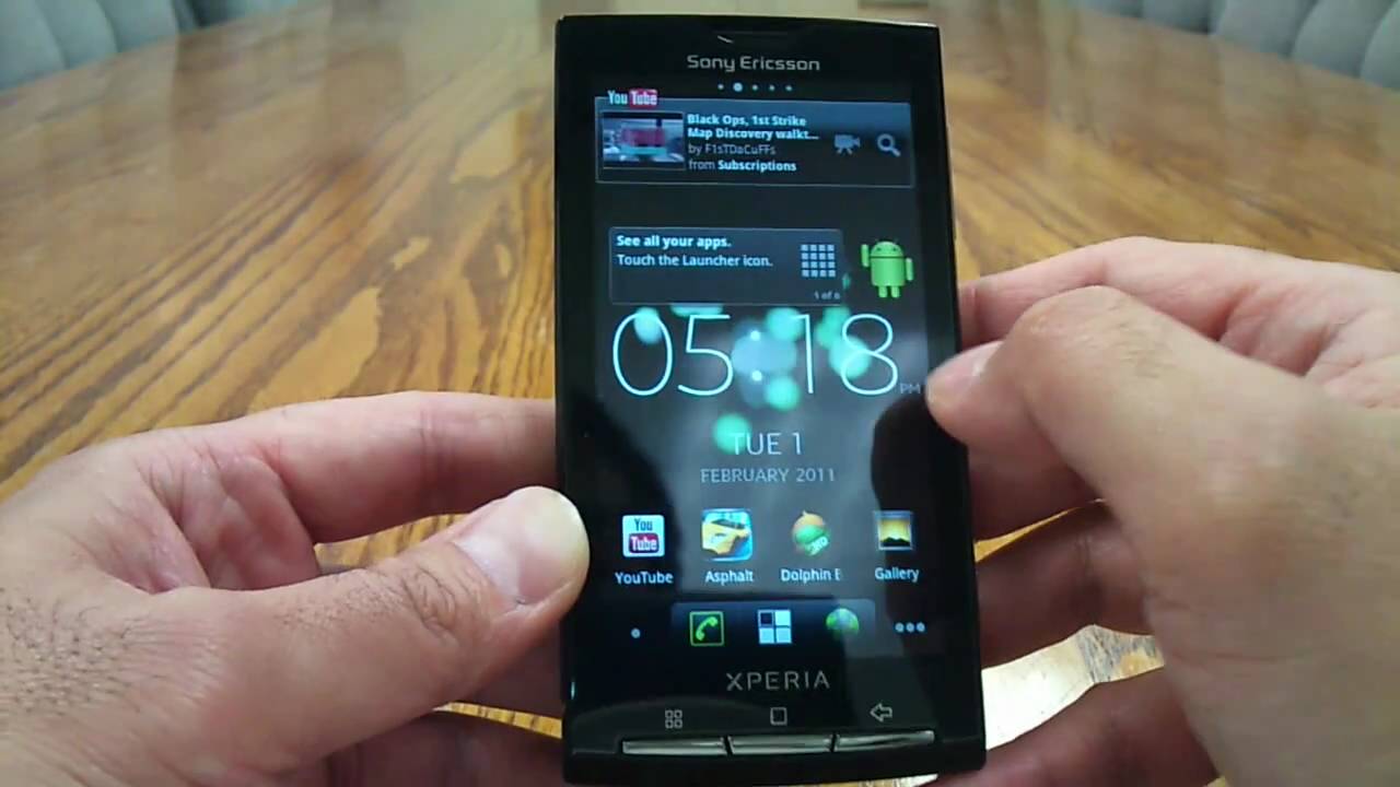 Xperia X10 - Gingerbread - Android Open Source Project 2.3 BETA v0009 ...