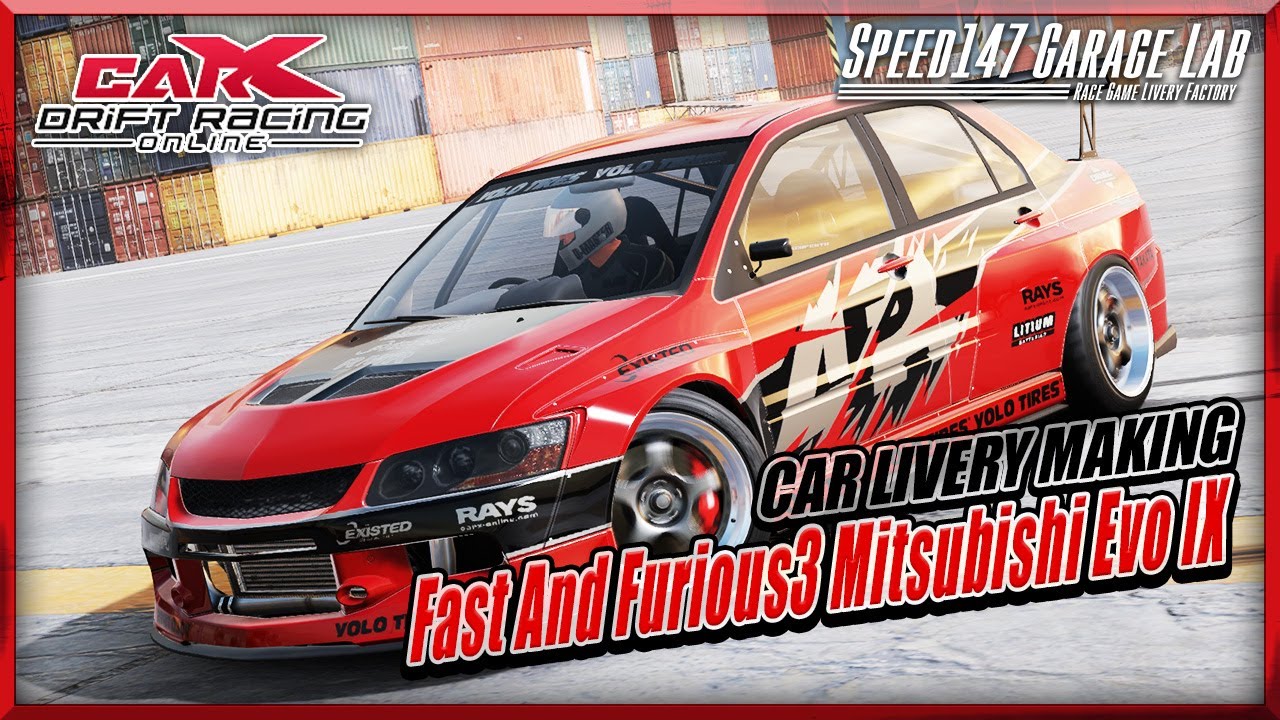 【CarX Drift Racing Online】CAR LIVERY MAKING vol.153〈FastAndFurious3 ...