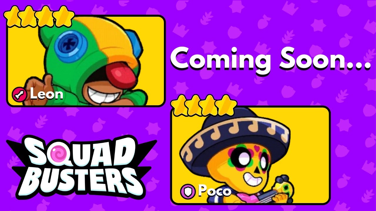 New Characters In Squad Busters Leon and Poco | New Update | - YouTube