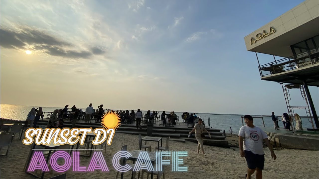 SUNSET DI AOLA CAFE LAMONGAN || TEMPAT NONGKRONG VIRAL DI LAMONGAN ...