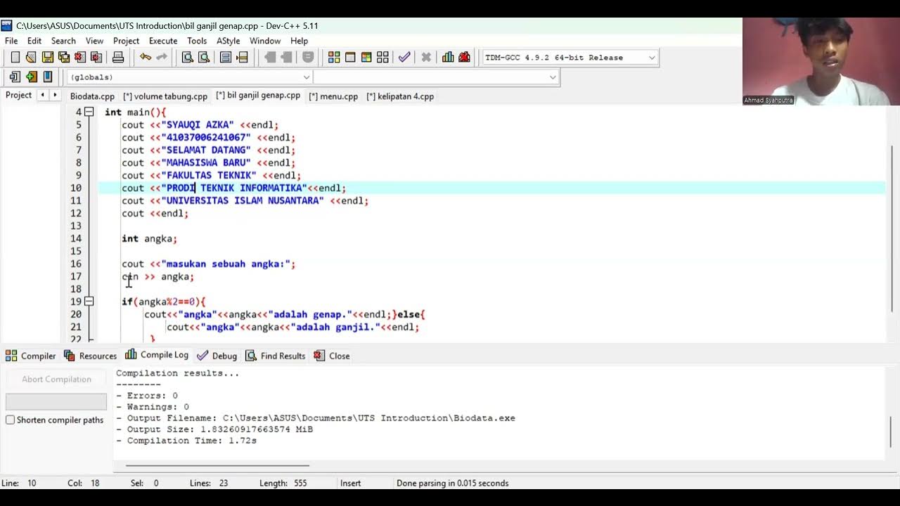 presentasi introduction programing - YouTube