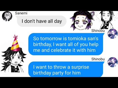 Giyu's birthday party part 1: Birthday plan - YouTube