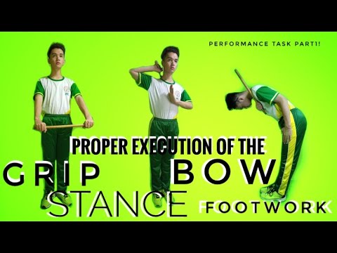 PERFORMANCETASK+ I TEACH YOU HOWTO EXECUTE THE PROPER GRIP, STANCE,BOW ...