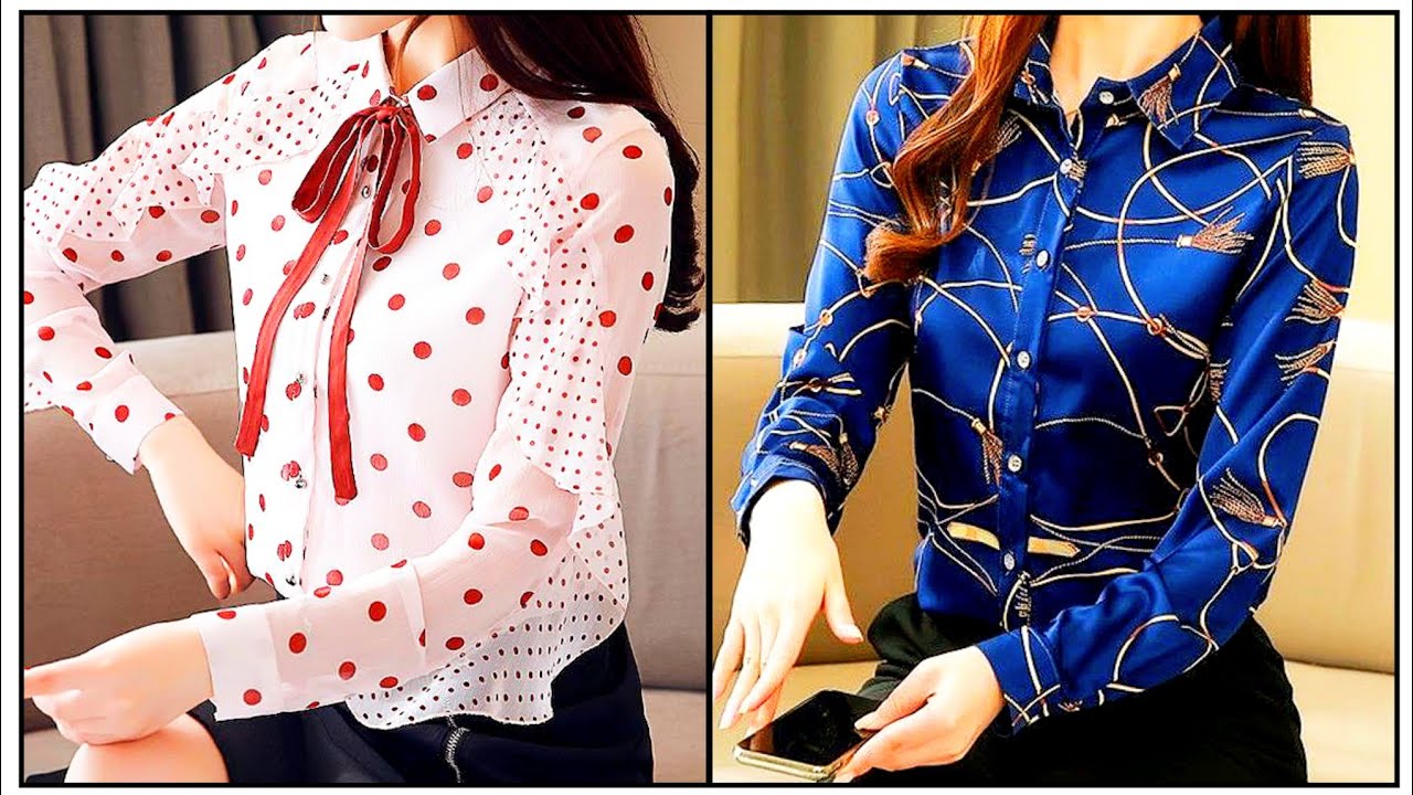 Perfect Printed Top Design 2023||Blouse Design For Girls||Western Top ...