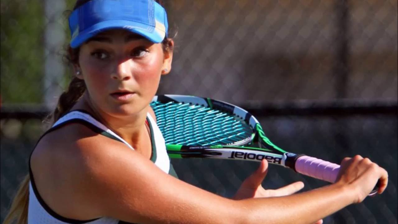 Julia Ronney Doubles Tennis Recruiting Video 2017 - YouTube