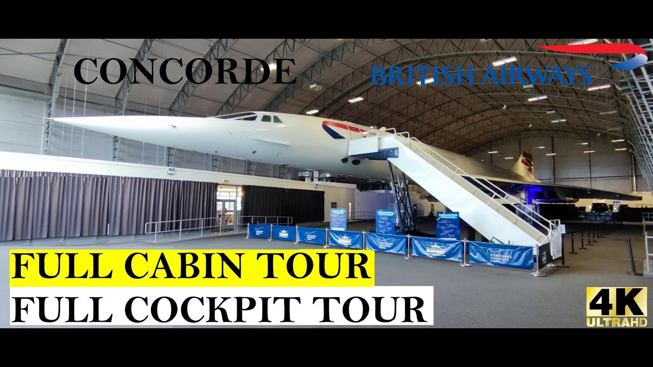 CONCORDE AIRCRAFT PLANE TOUR | REVIEW COCKPIT & CABIN - YouTube