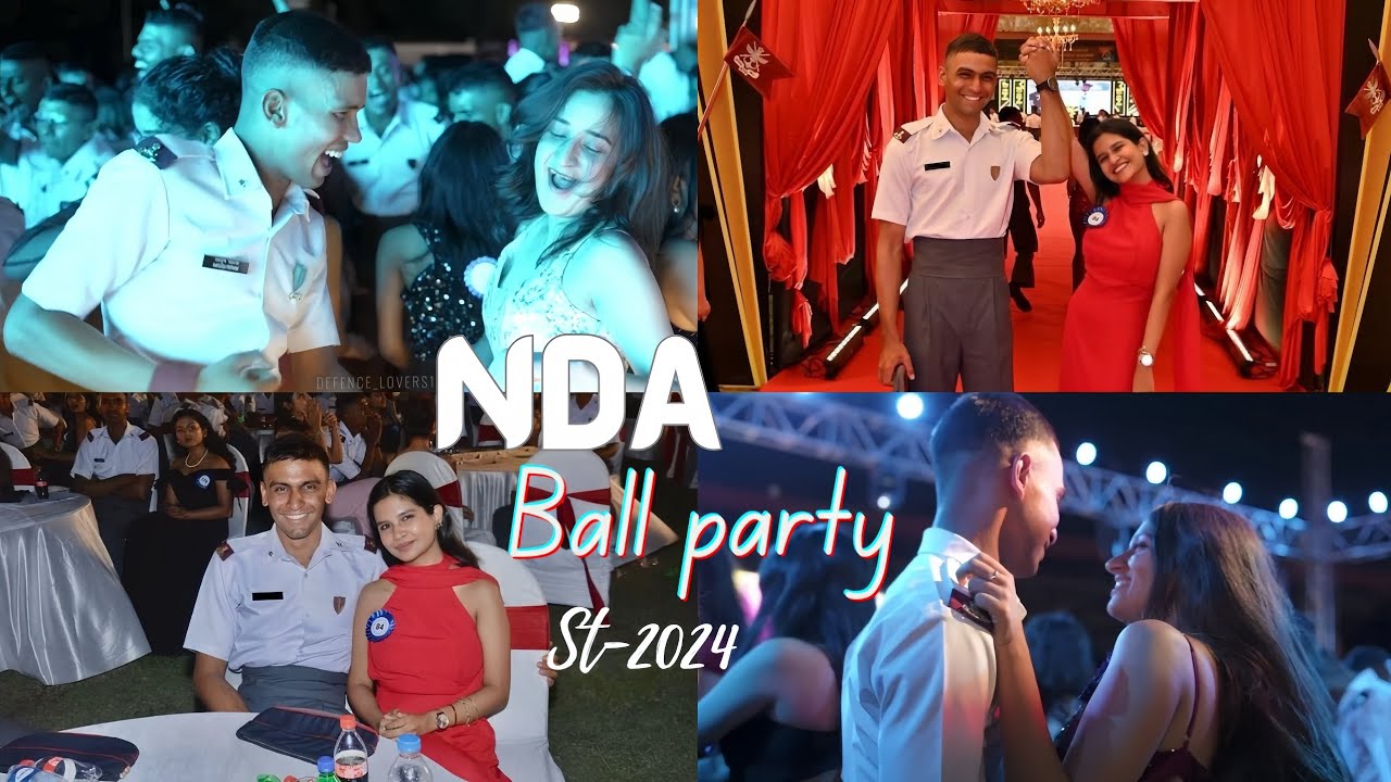 NDA Ball party ️ | National Defence Academy Ball party 2024 ️ - YouTube