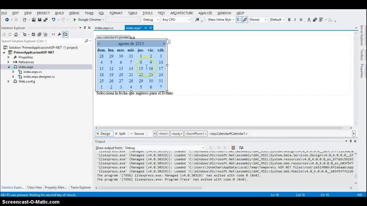 Aplicacion Web con Asp net Hola Mundo en C# y Visual Studio - YouTube