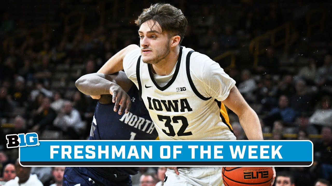 Owen Freeman Highlights | B1G Men's Basketball Freshman of the Week ...