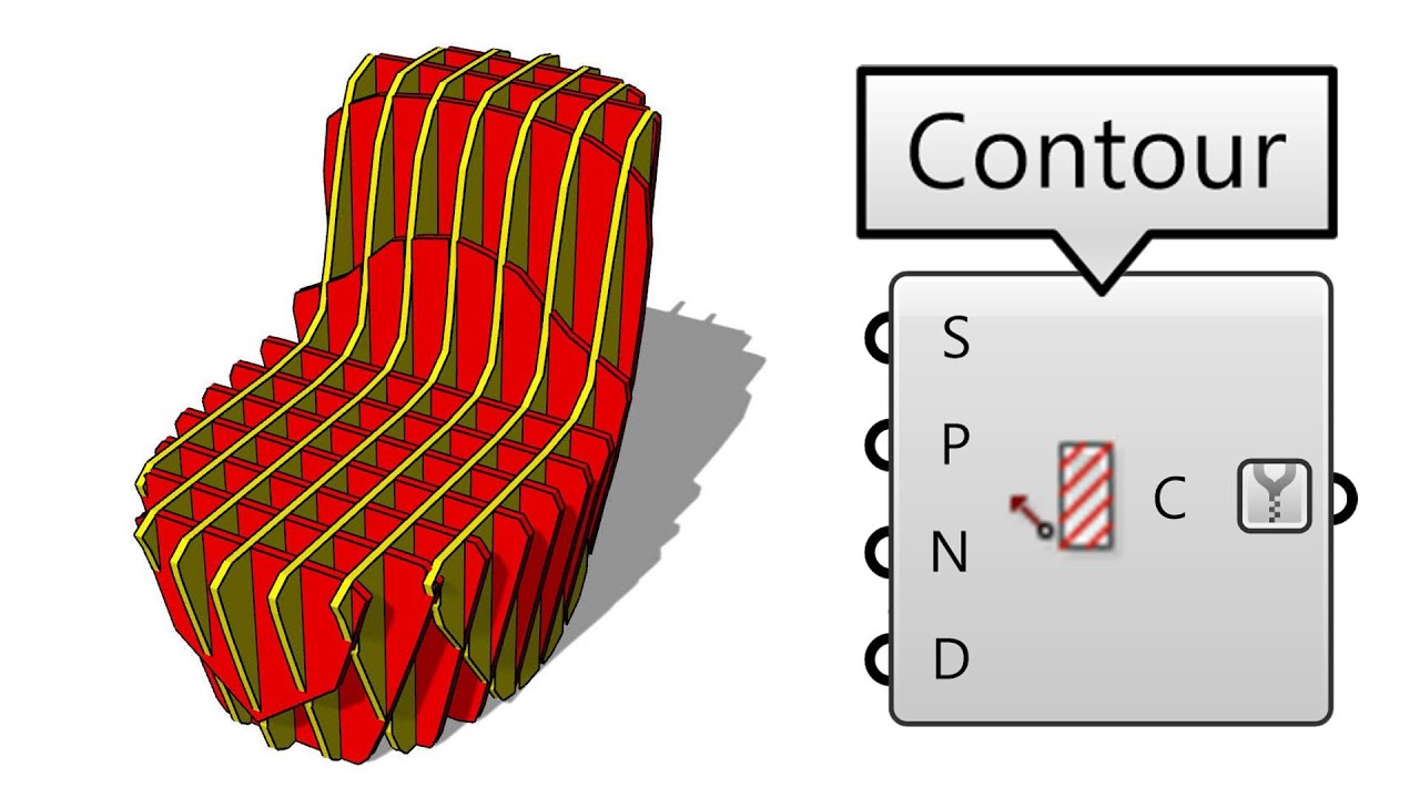 Grasshopper Rhino Parametric Chair Waffle Youtube