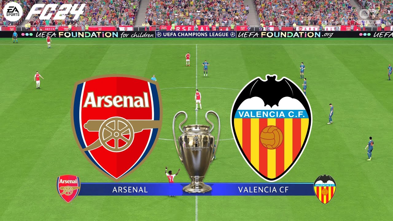 FC 24 | Arsenal vs Valencia - UEFA Champions League - PS5™ Gameplay ...