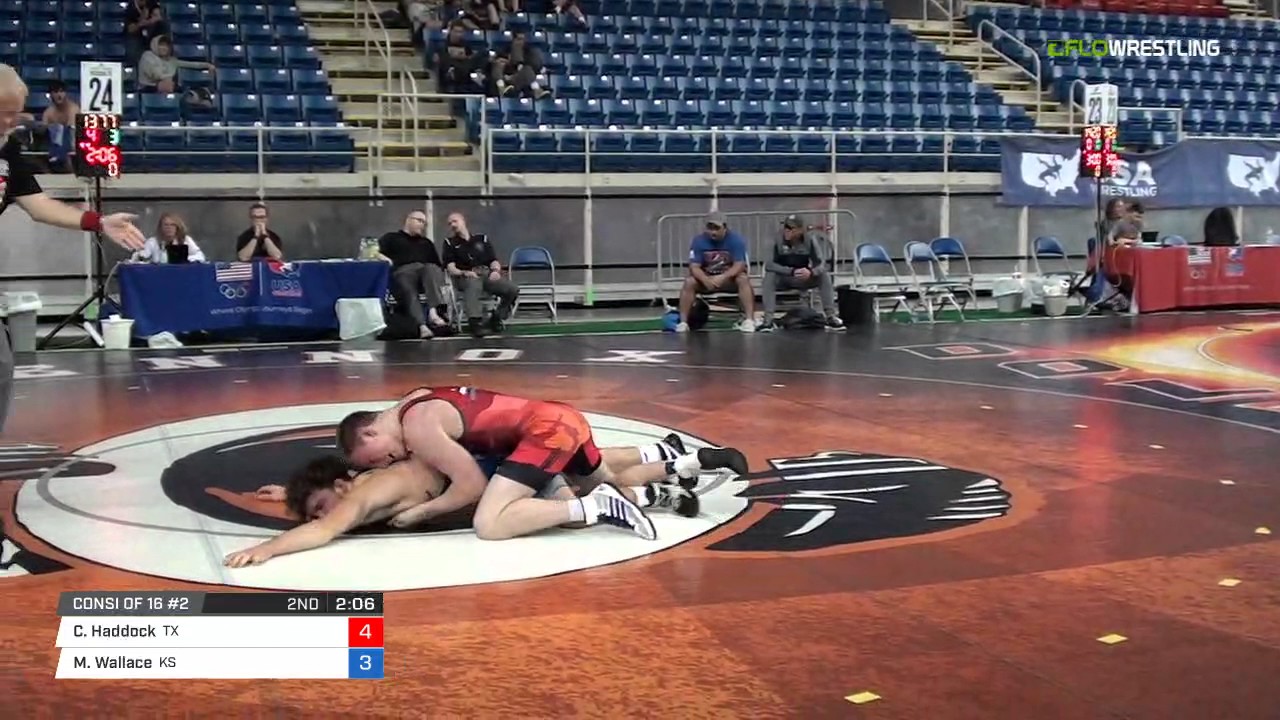 Junior GR 152 Consi of 16 #2 - Cameron Haddock (TX) vs. Mason Wallace ...