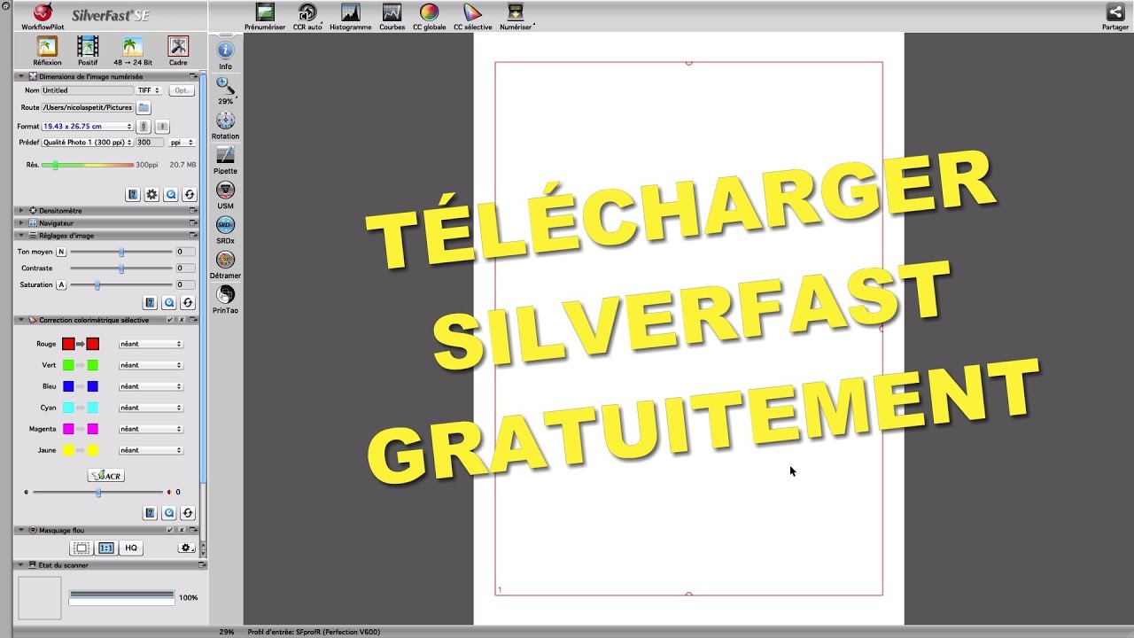 Une astuce pour télécharger GRATUITEMENT SILVERFAST - YouTube