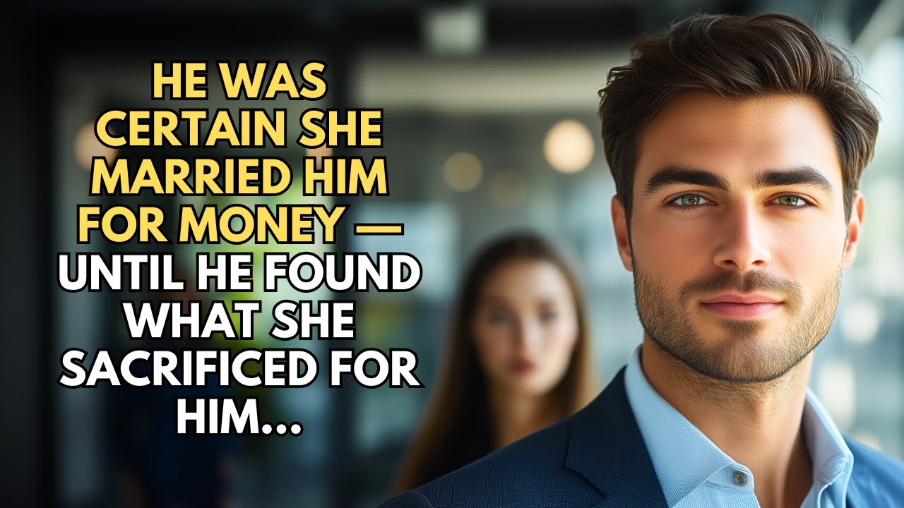 He Was Certain She Married Him For Money — Until He Found What She ...