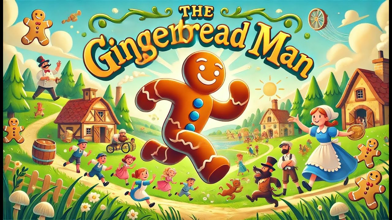 The Ginger Bread Man Bedtime Stories For Kids In American English ...