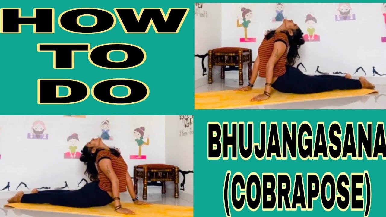 How to do bhujang asana (cobrapose) and snake pose (sarpasana) - YouTube