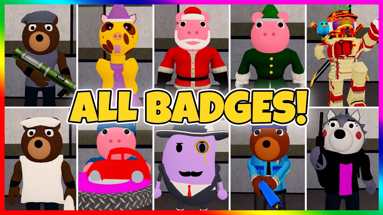 HOW TO GET ALL BADGES in PIGGY RP FILM ROLEPLAY | ROBLOX - YouTube