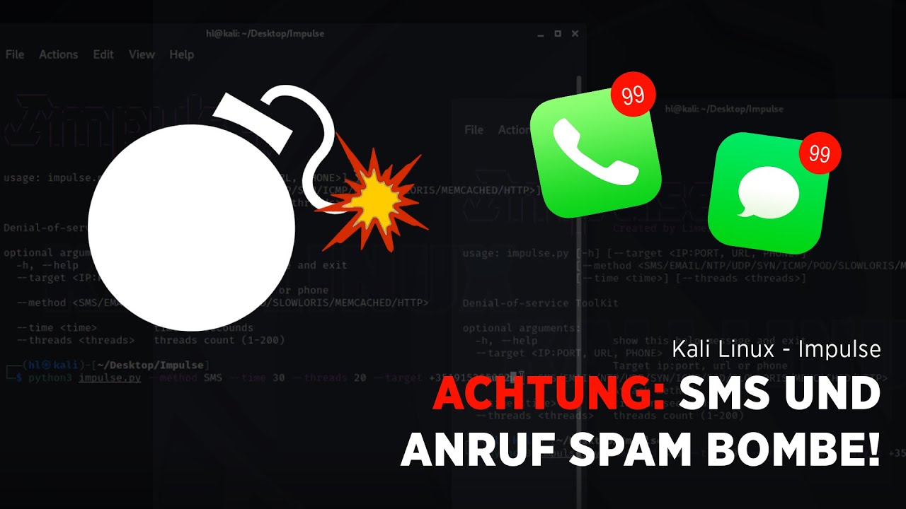 SMS und Anruf Spam Bombe - Wie Hacker Smartphone vollspamen! - Impulse ...
