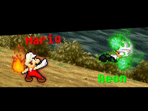 Mario Vs Aeon (Sprite Animation In Progress) - YouTube