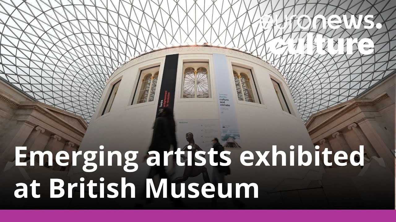 British Museum presents its first exhibition of emerging artists - YouTube